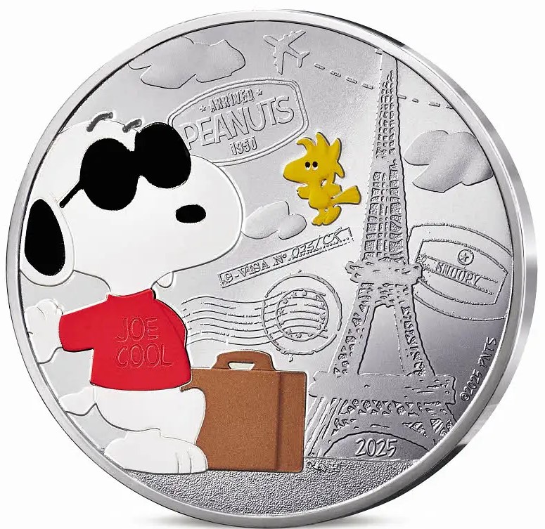 France - Snoopy Duo cardlet - 50€ & 10€ silver coin, 2025
